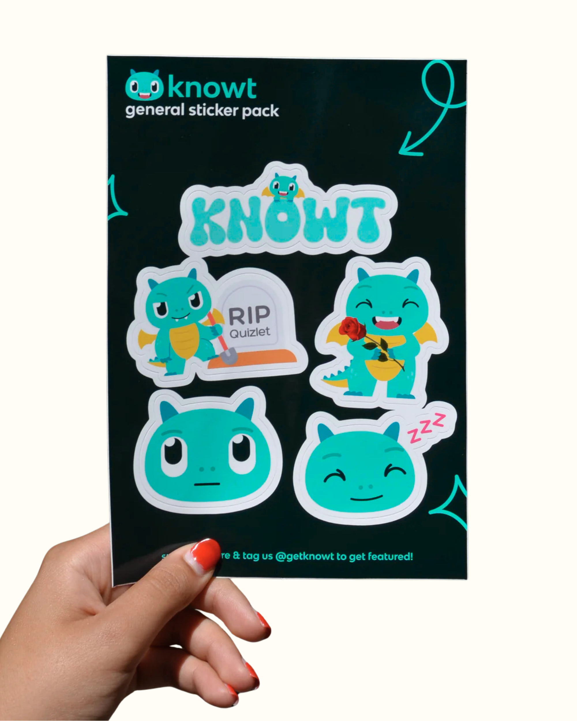 Kai Sticker Pack – Knowt Merch Store